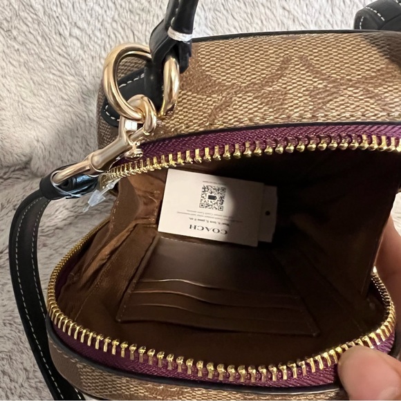 Coach | Bags | Nwt Disney X Coach Eva Phone Crossbody In Signature ...